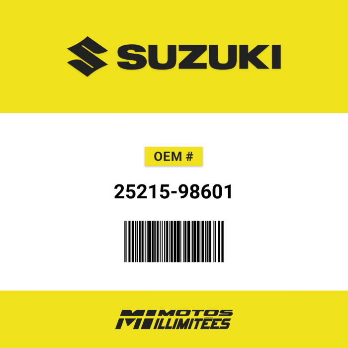 Suzuki Stopper Shift Rod Guide - 25215-98601 | FortNine Canada