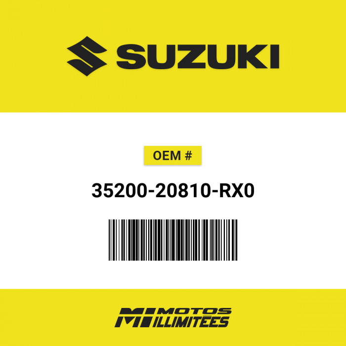 Suzuki Bulb Set Headlamp - 35200-20810-RX0 | FortNine Canada