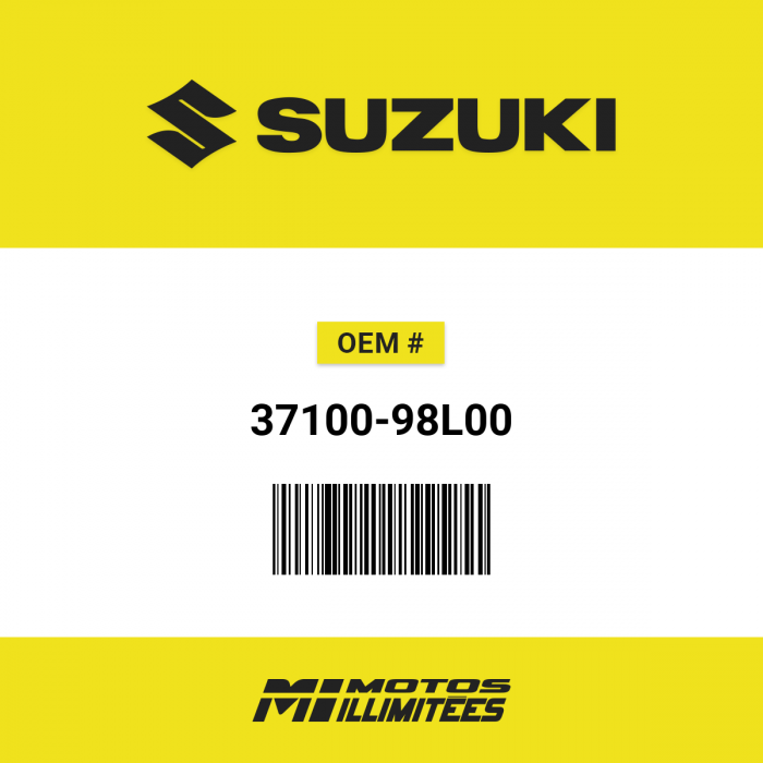 Suzuki Panel Assembly Main Switch - 37100-98L00 | FortNine Canada