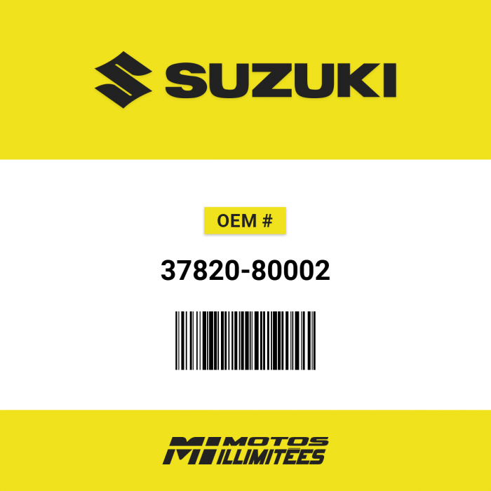 Suzuki Switch Assembly Oil Pressure - 37820-80002 | FortNine Canada