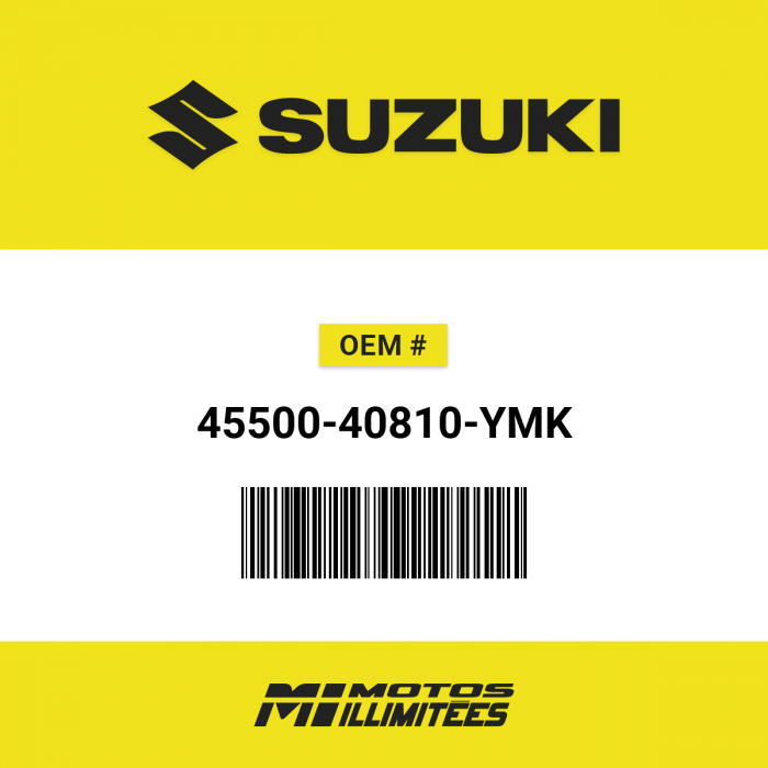 Suzuki Box Set Seat Tail (Red) - 45500-40810-YMK | FortNine Canada