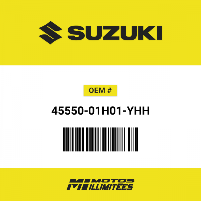 Suzuki Box Seat Tail (Red) - 45550-01H01-YHH | FortNine Canada