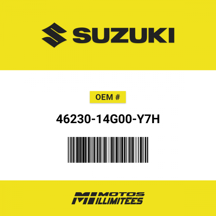 Suzuki Handle Pillion R - 46230-14G00-Y7H | FortNine Canada