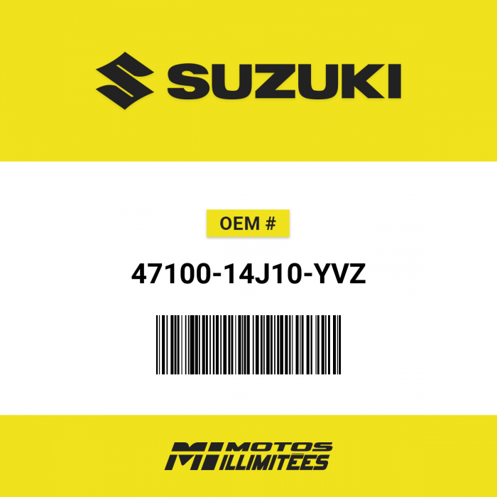 Suzuki Cover Assembly Frame R - 47100-14J10-YVZ | FortNine Canada