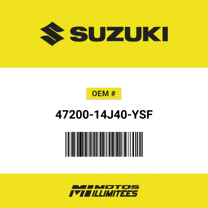 Suzuki Cover Assembly Frame L - 47200-14J40-YSF | FortNine Canada