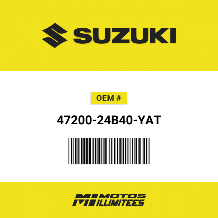 Suzuki Cover Frame L - 47200-24B40-YAT | FortNine Canada
