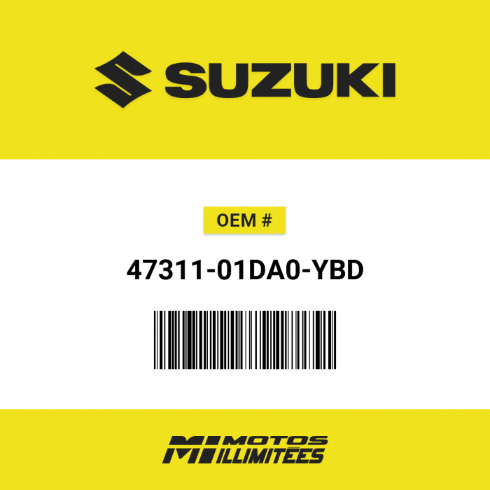Suzuki Cover Frame Center - 47311-01DA0-YBD | FortNine Canada