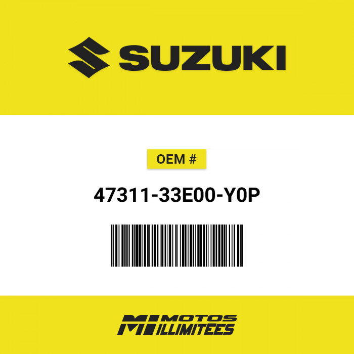 Suzuki Cover Frame Center - 47311-33E00-Y0P | FortNine Canada
