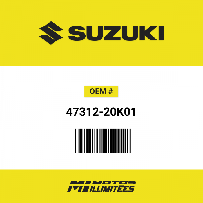 Suzuki Cover Frame Center Front - 47312-20K01 | FortNine Canada