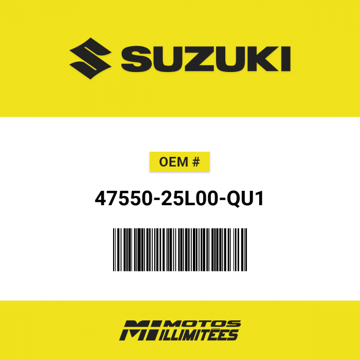 Suzuki Cover Comp Frame Body Upper L - 47550-25L00-QU1 | FortNine Canada