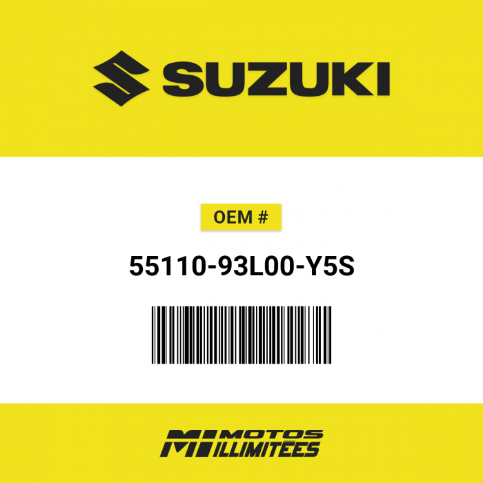 Suzuki Case Gear (White) - 55110-93L00-Y5S | FortNine Canada