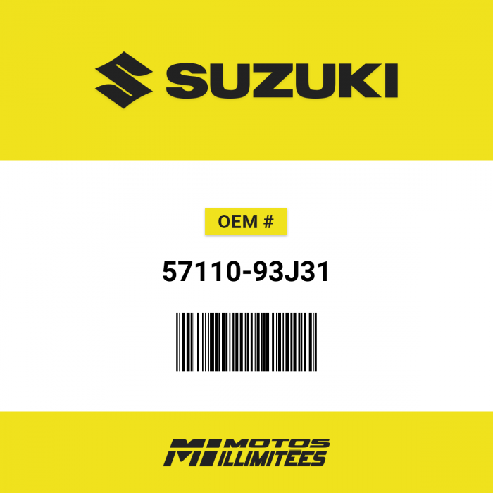 Suzuki Shaft Comp Drive (XX) - 57110-93J31 | FortNine Canada