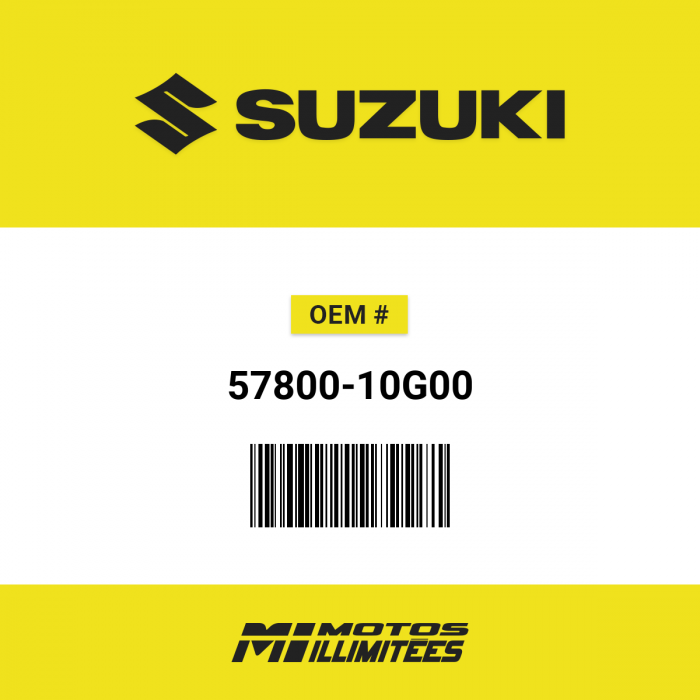 Suzuki Lever Assembly Brake LOC - 57800-10G00 | FortNine Canada