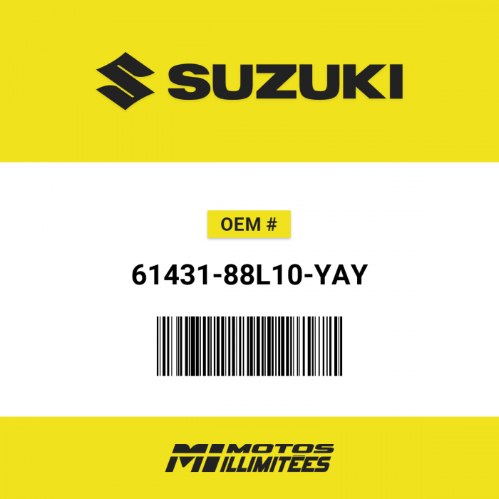 Suzuki Handle Tilt UP - 61431-88L10-YAY | FortNine Canada