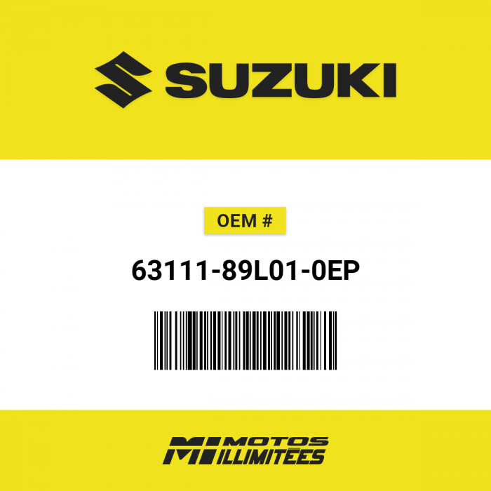 Suzuki Handle Tiller - 63111-89L01-0EP | FortNine Canada