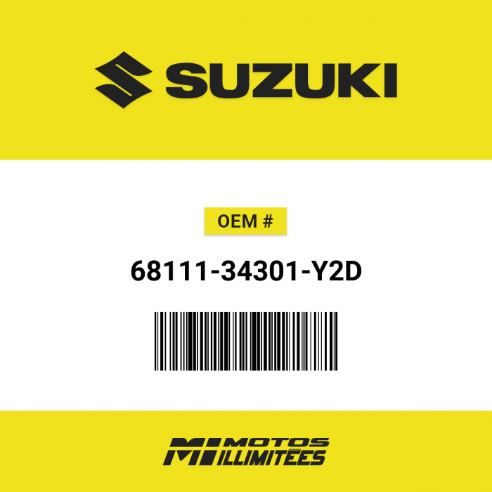 Suzuki Mark Emblem Side - 68111-34301-Y2D | FortNine Canada