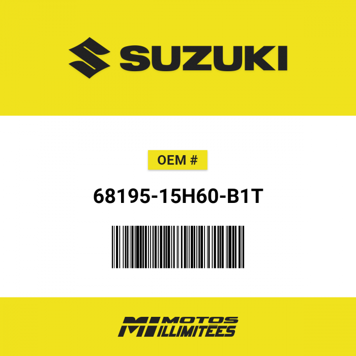 Suzuki Tape Undercow - 68195-15H60-B1T | FortNine Canada