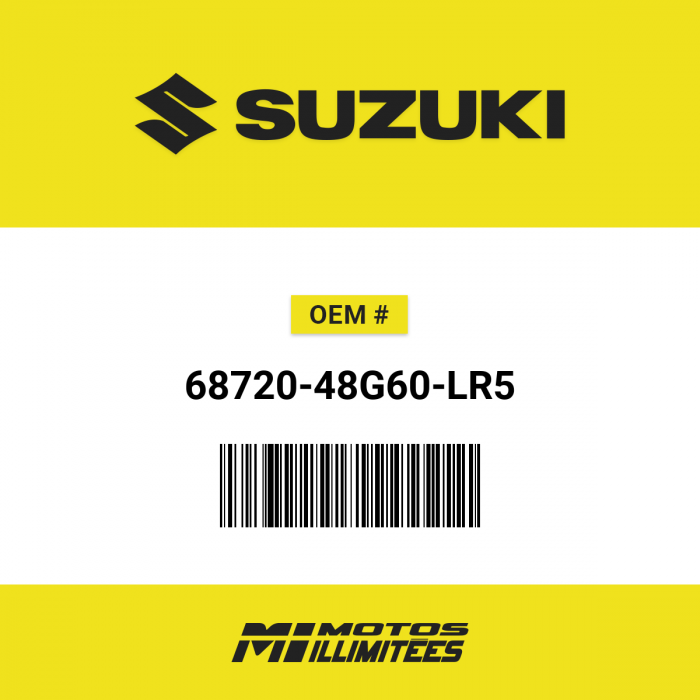Suzuki Tape Set Headlamp Housing Lower - 68720-48G60-LR5 | FortNine Canada