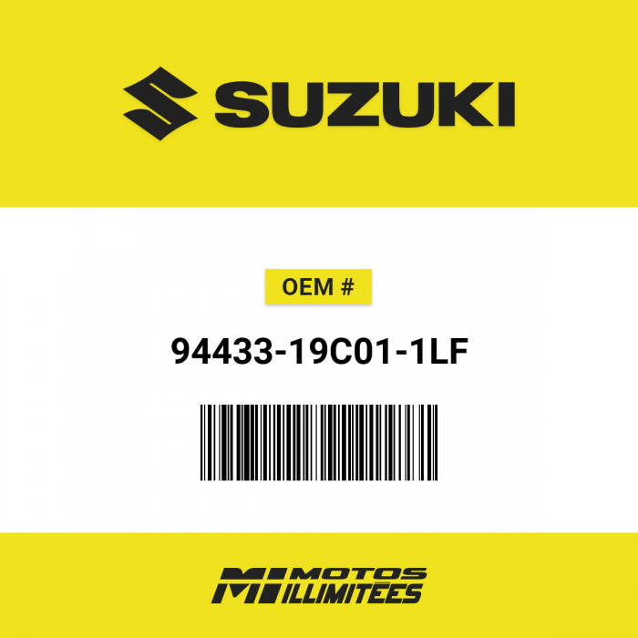 Suzuki Cover Meter Side R - 94433-19C01-1LF | FortNine Canada