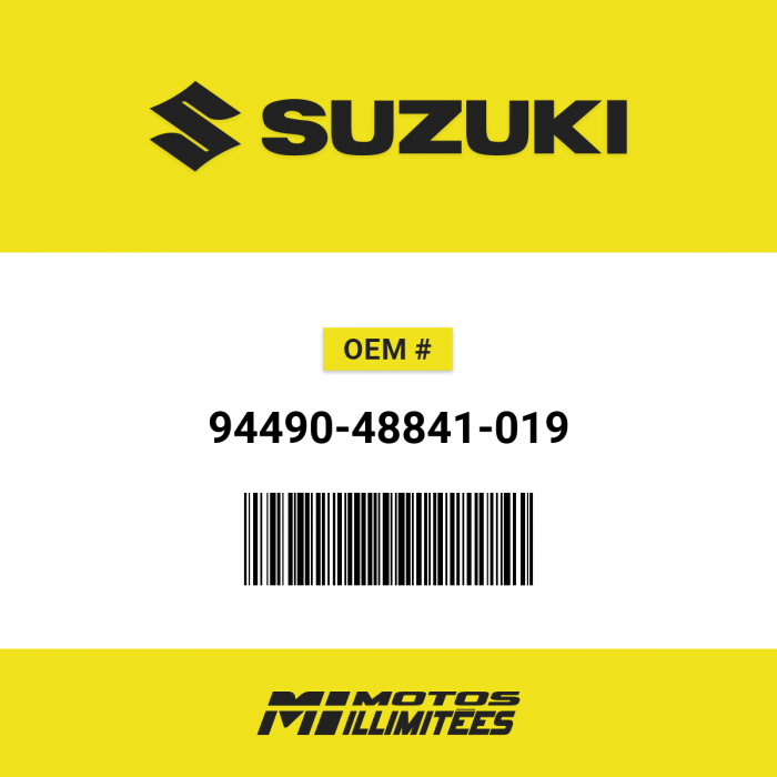 Suzuki VZ Spoiler Black - 94490-48841-019 | FortNine Canada