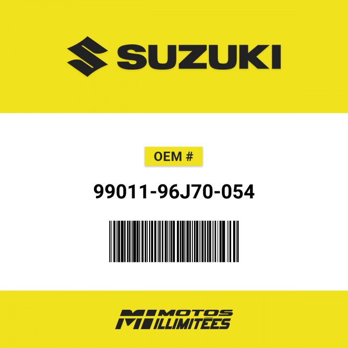 Suzuki Owner's Manual - 99011-96J70-054 | FortNine Canada