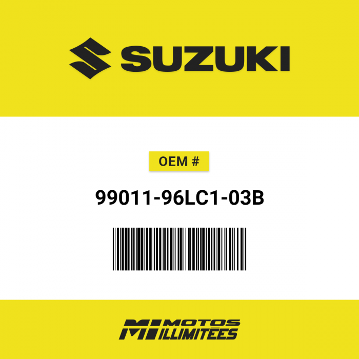 Suzuki Owner's Manual - 99011-96LC1-03B | FortNine Canada