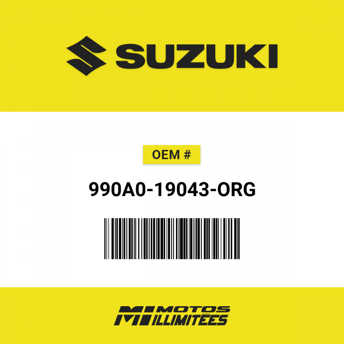 Suzuki 7' GSX-R Decal Orange - 990A0-19043-ORG | FortNine Canada
