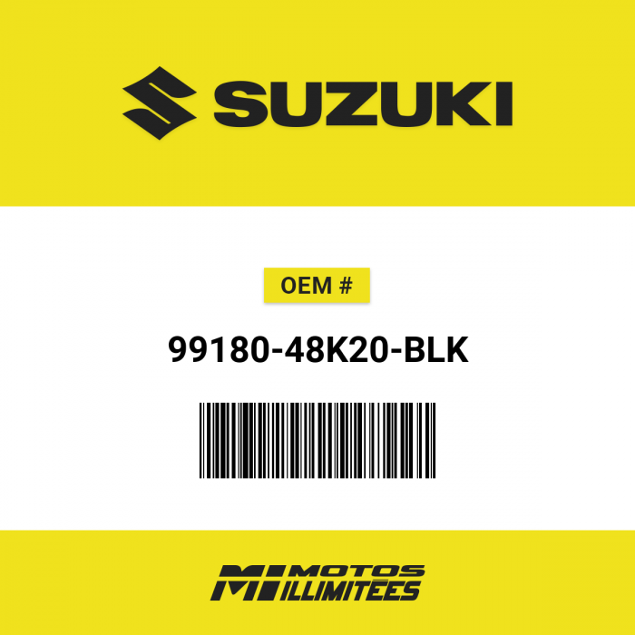 Suzuki Tank Pad Black - 99180-48K20-BLK | FortNine Canada