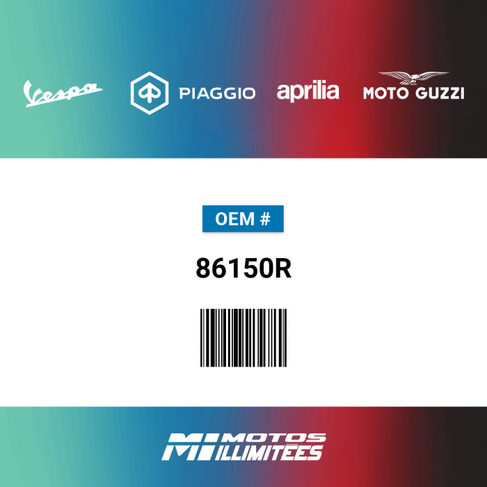 Piaggio Lock with Keys without Lever - 86150R | FortNine Canada