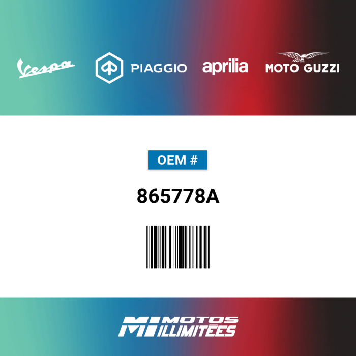 Piaggio Cartela Sopte.Culata C/CATAF.GPR50 09 - 865778A | FortNine Canada