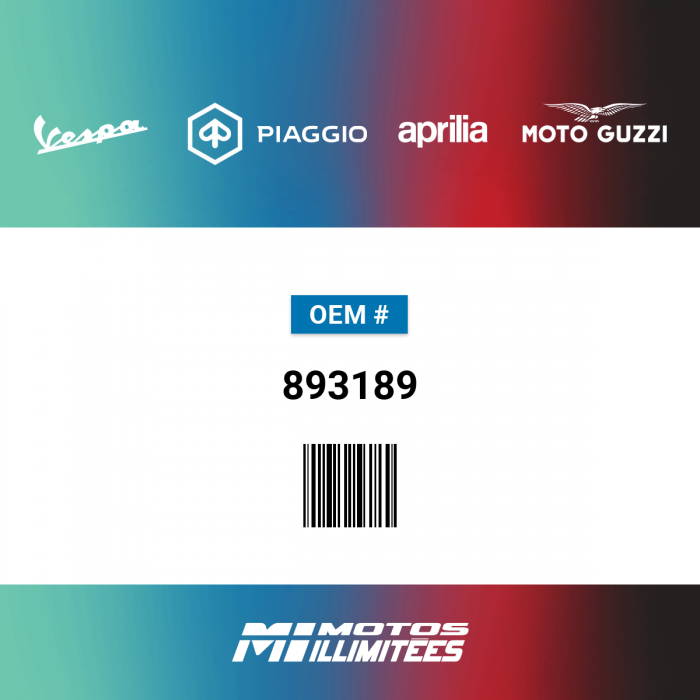 Piaggio Plug Cpl. D50 - 893189 | FortNine Canada