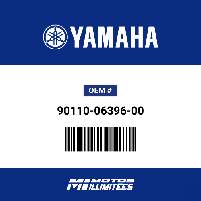 Yamaha Bolt Hexagon Socket - 90110-06396-00 | FortNine Canada
