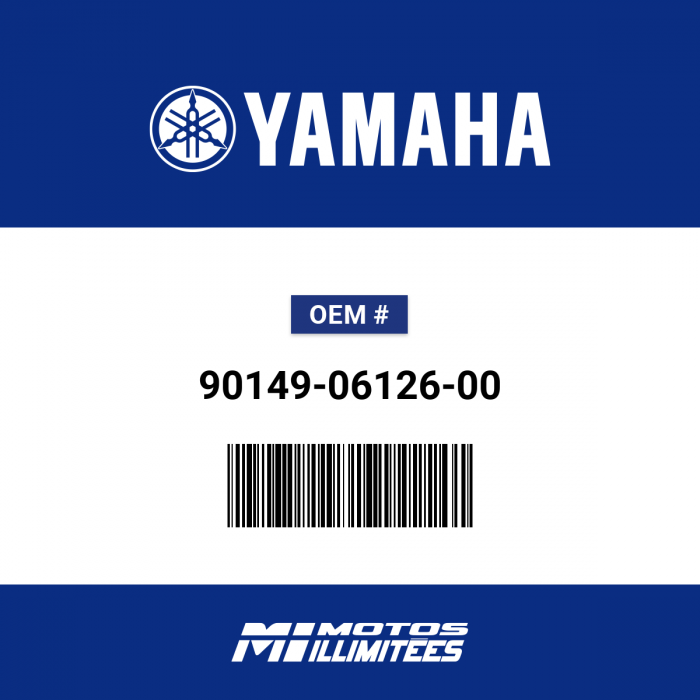Yamaha Screw - 90149-06126-00 | FortNine Canada