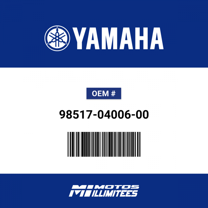 Yamaha Pan Head Screw - 98517-04006-00 | FortNine Canada