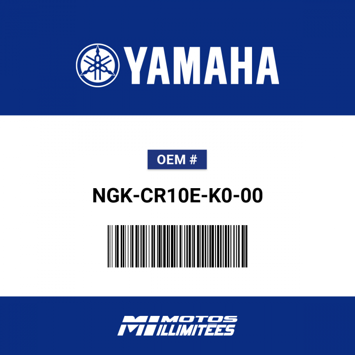 Yamaha Spark Plug CR10EK - NGK-CR10E-K0-00 | FortNine Canada