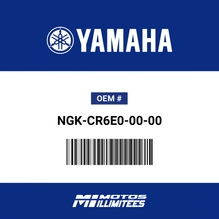 Yamaha Spark Plug CR6E - NGK-CR6E0-00-00 | FortNine Canada