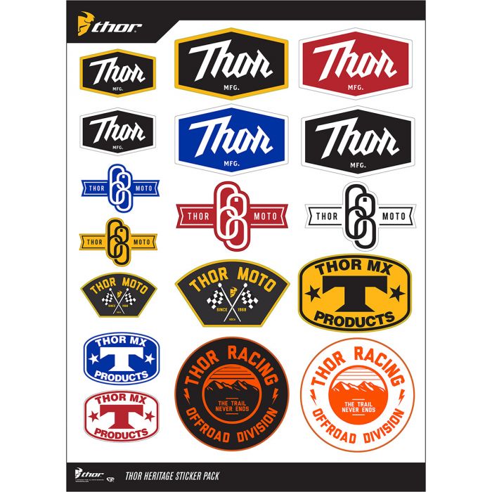 Thor Heritage Decal Sheet - Decals-Stickers-Patches | FortNine Canada